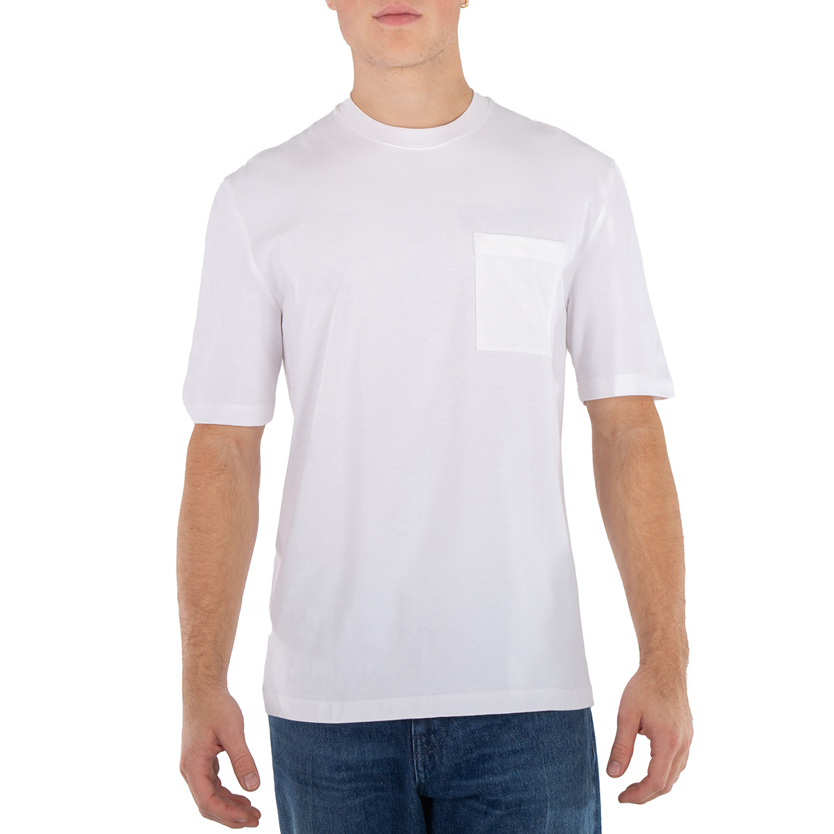 Ferragamo Crewneck Short-Sleeved T-Shirt, Size Medium 122223 767443 ...