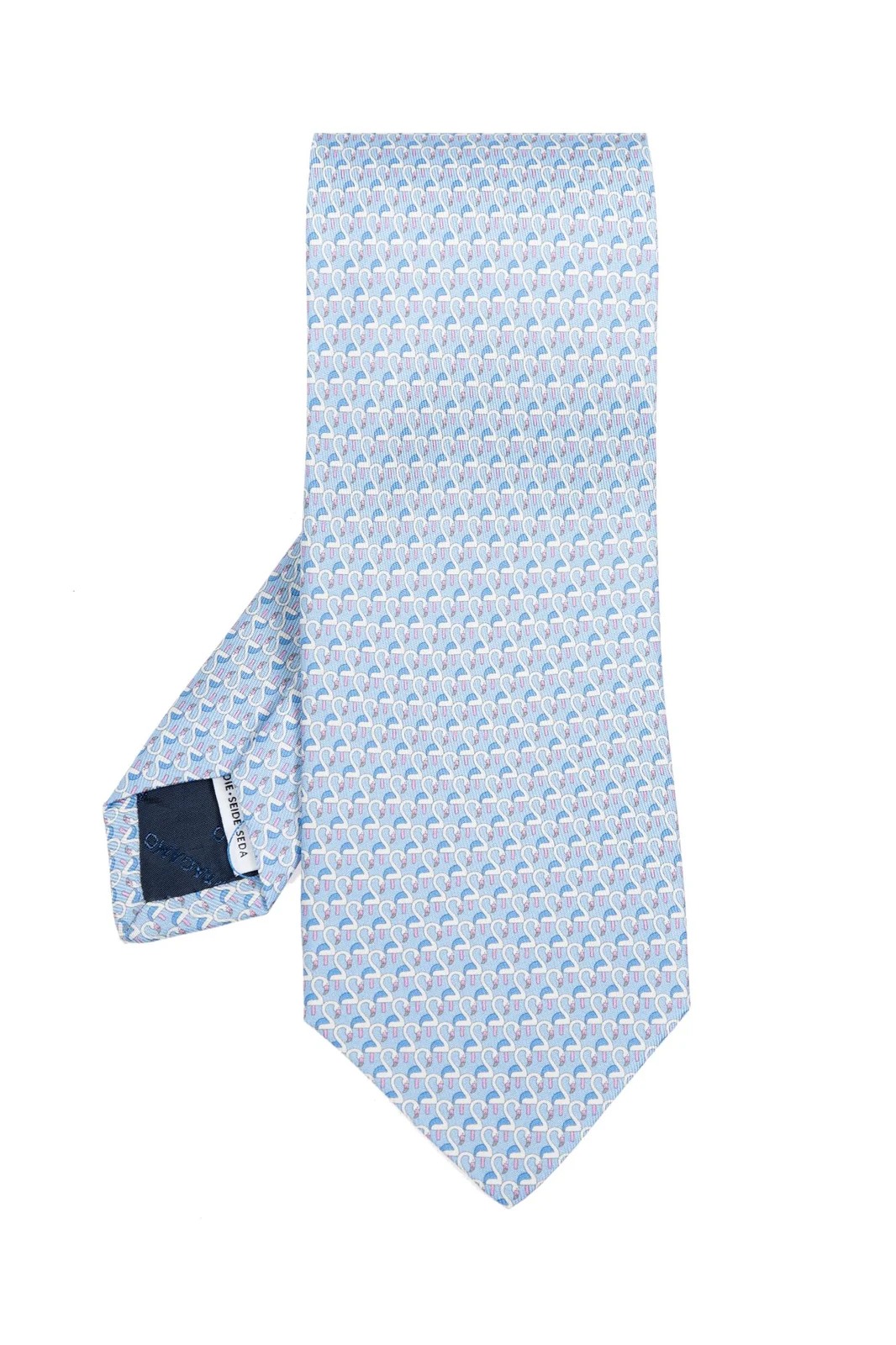 Ferragamo Ester Classic Silk Flamingo Tie 357392 774610 8056283729215 ...