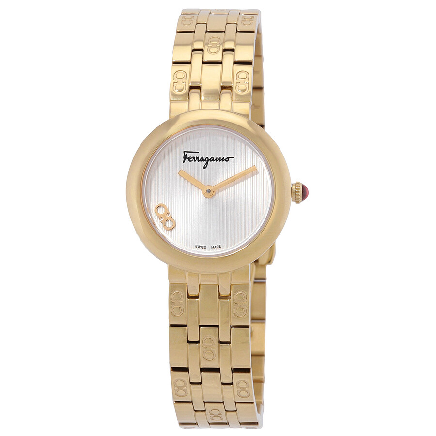 Ferragamo Forever Quartz Silver Dial Ladies Watch SFNL00820 ...
