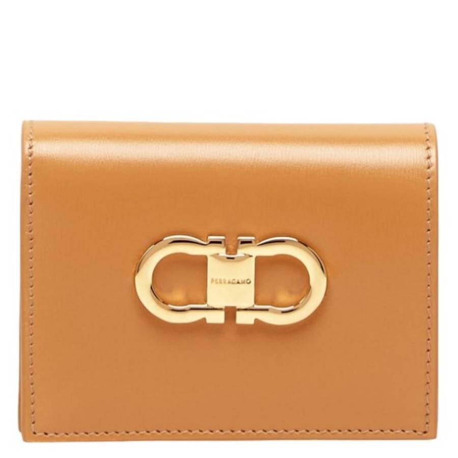 Ferragamo Gancini Compact Leather Wallet 220627 770857 8056283514941 ...