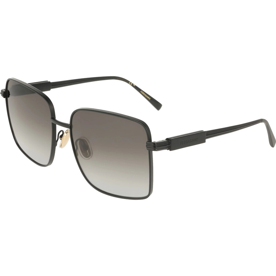 Ferragamo Grey Gradient Square Ladies Sunglasses SF330S 002 57 ...
