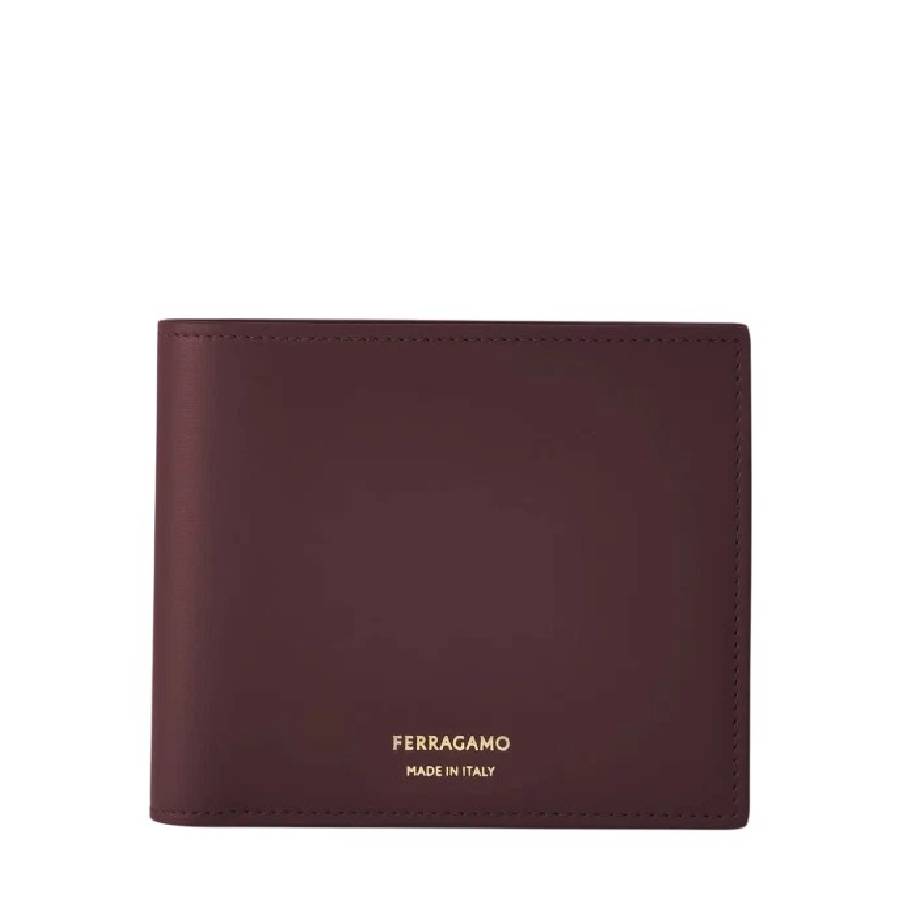 Ferragamo Logo-Print Bi Fold Wallet with Coin Pocket 661329 771961 ...