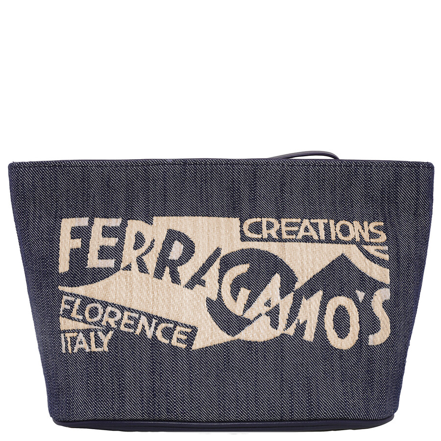 Ferragamo Pouch With Logo 220688 773824 8056283746984 - Handbags - Jomashop