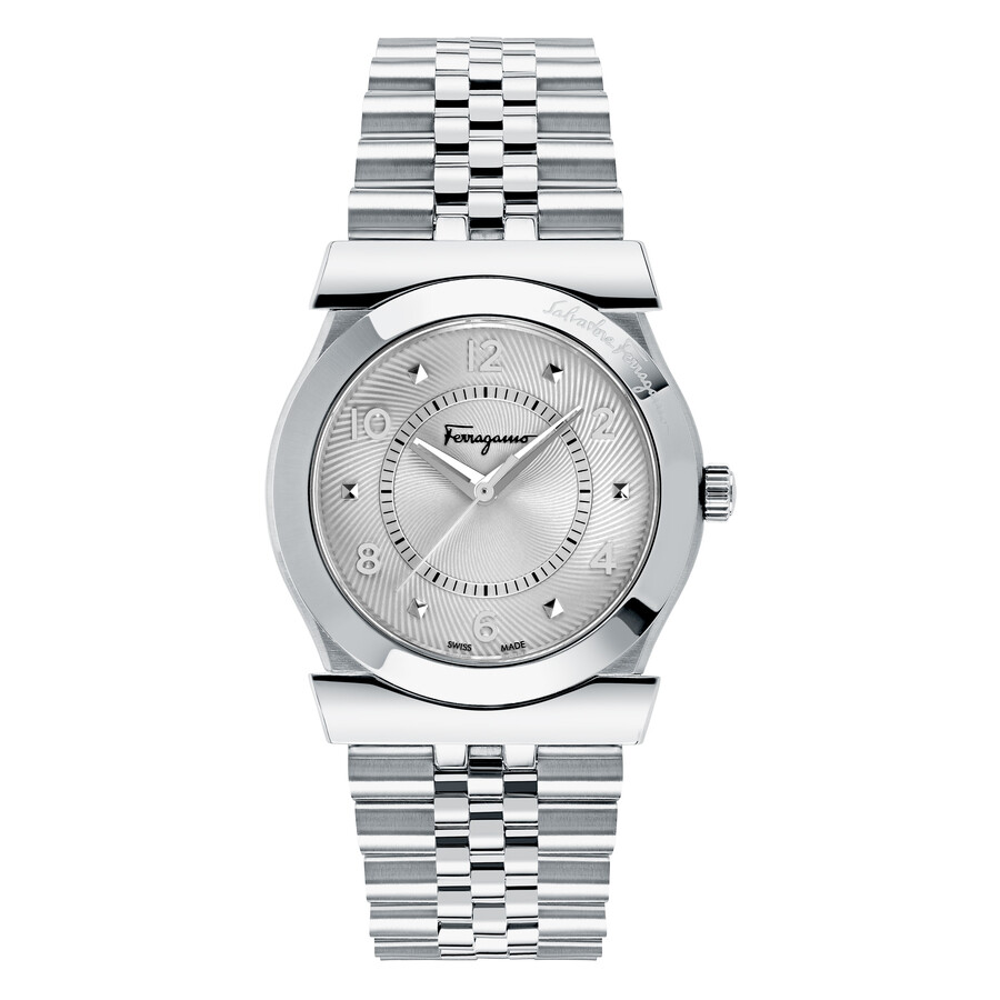 Ferragamo Vega Quartz Silver Dial Ladies Watch SFYM00120 - Watches ...