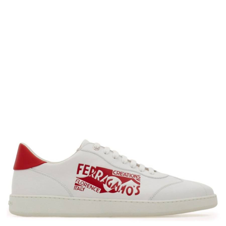 Ferragamo Venna Logo Low-Top Sneakers, Size 9 029122 775063 - Shoes ...