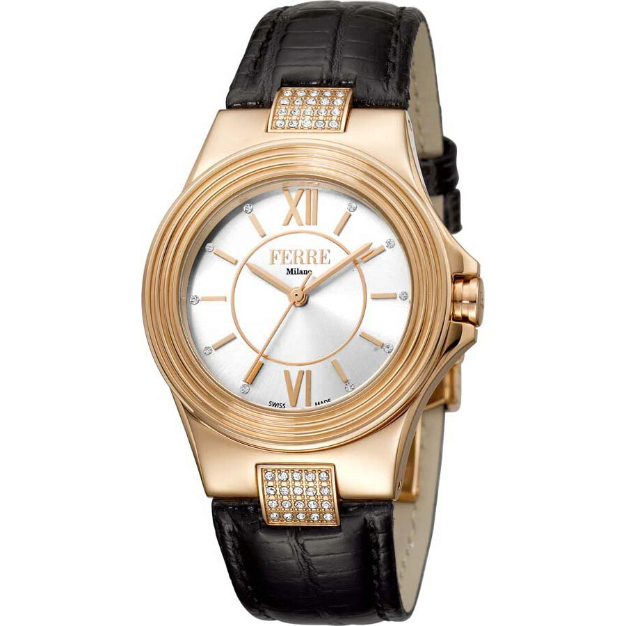 Ferre Milano White Dial Ladies Watch FM1L050L0031 4895158183431 ...