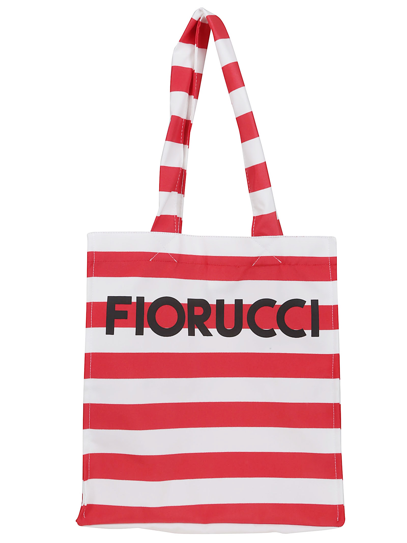 Fiorucci Red Striped Logo Print Nylon Tote Bag W02FPABA275NY01 RD02 ...