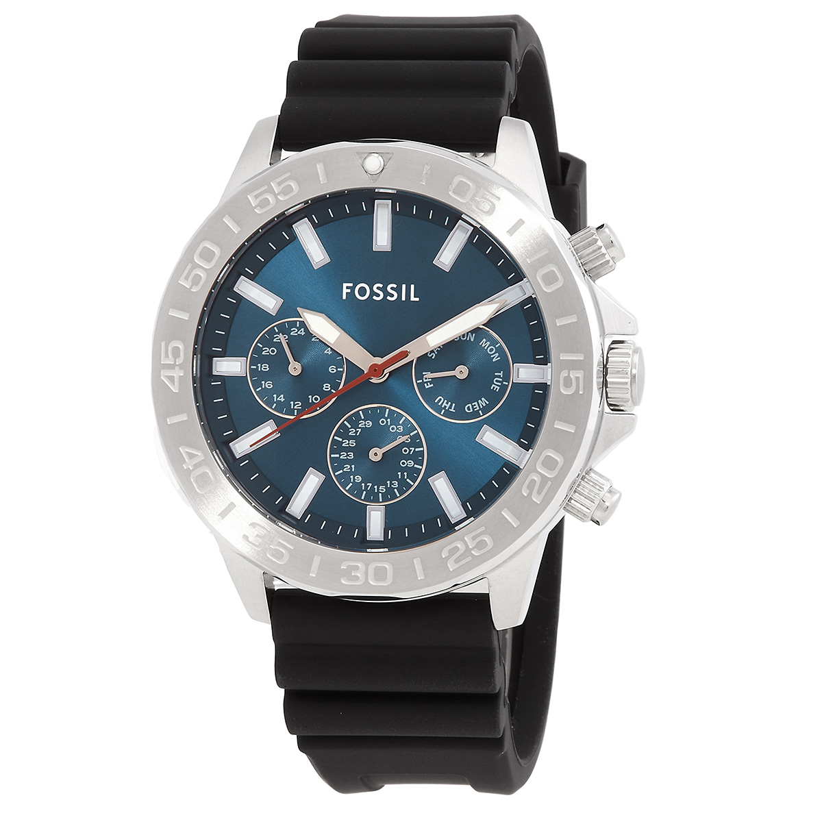 Fossil Bannon Multifunction Quartz Blue Dial Men's Watch BQ2843 ...