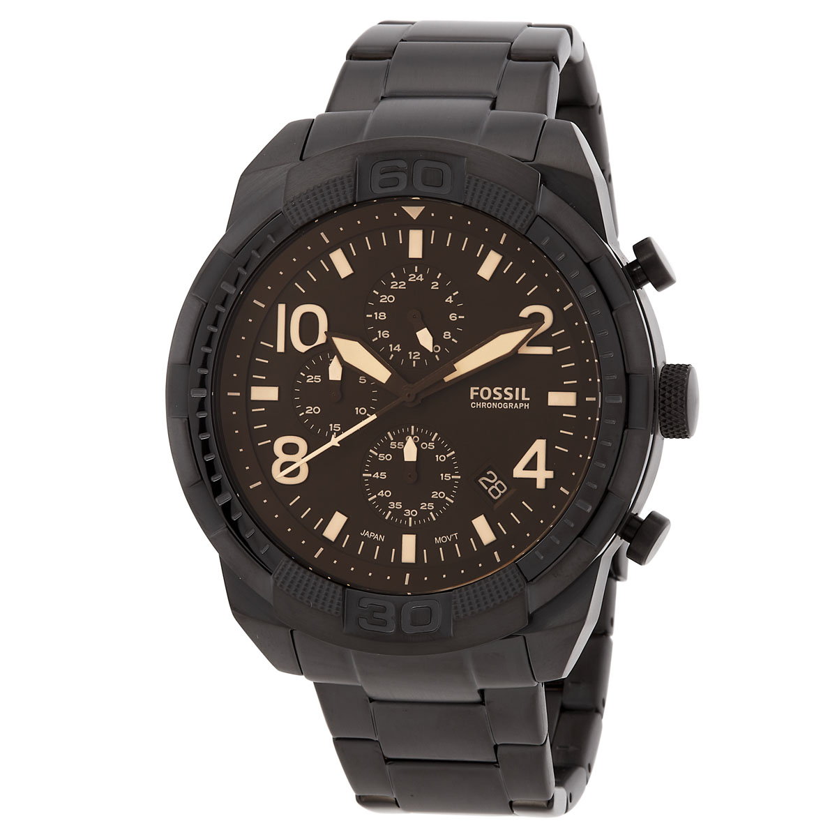 Fossil Bronson Chronograph Quartz Brown Dial Men's Watch FS5876 ...