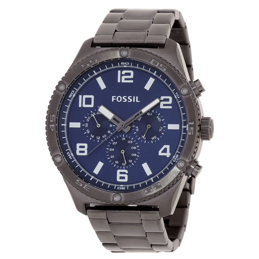 Fossil Brox Multifunction Quartz Blue Dial Men's Watch BQ2798 ...