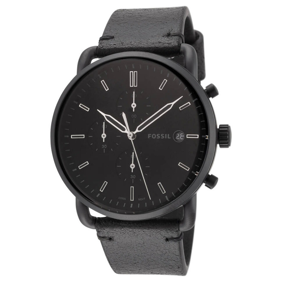 Fossil Commuter Chronograph Quartz Black Dial Men's Watch FS5504 ...