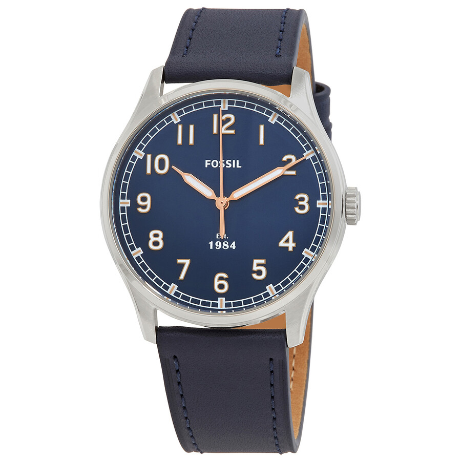 Fossil Dayliner Quartz Blue Dial Men's Watch FS5924 796483570825 ...