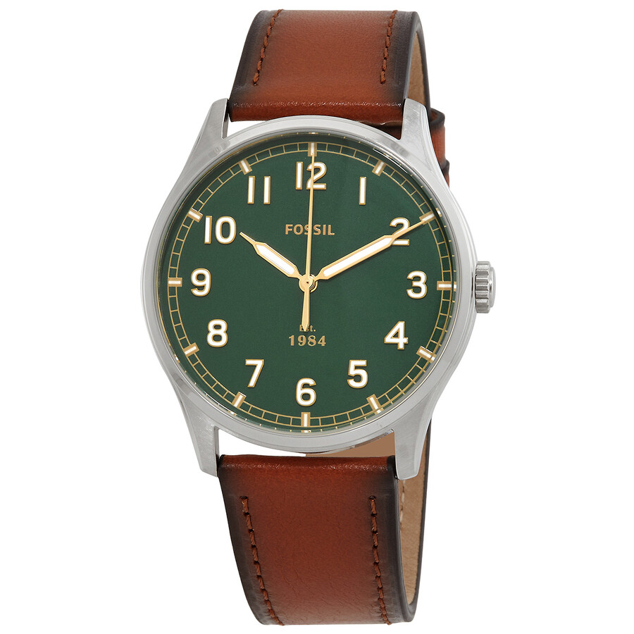 Fossil Dayliner Quartz Green Dial Men's Watch FS5925 796483570856 ...