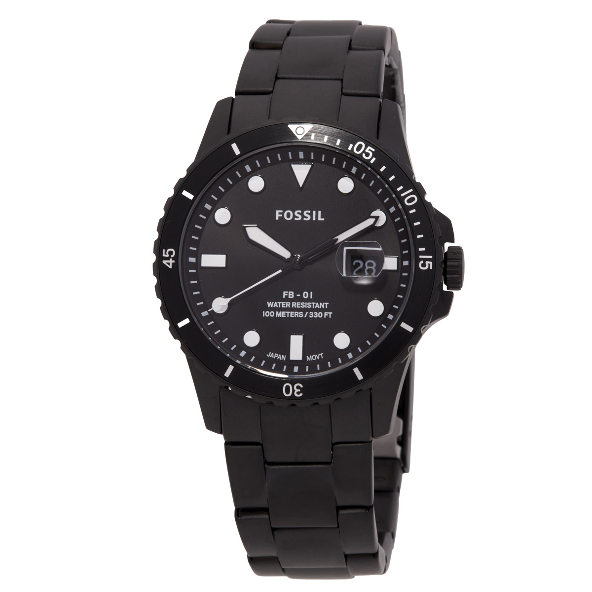 Fossil FB-01 Quartz Black Dial Men's Watch FS5659 400000682617 ...