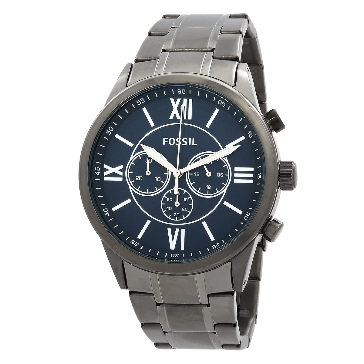 Fossil Flynn Chronograph Quartz Blue Dial Men's Watch BQ1126IE ...