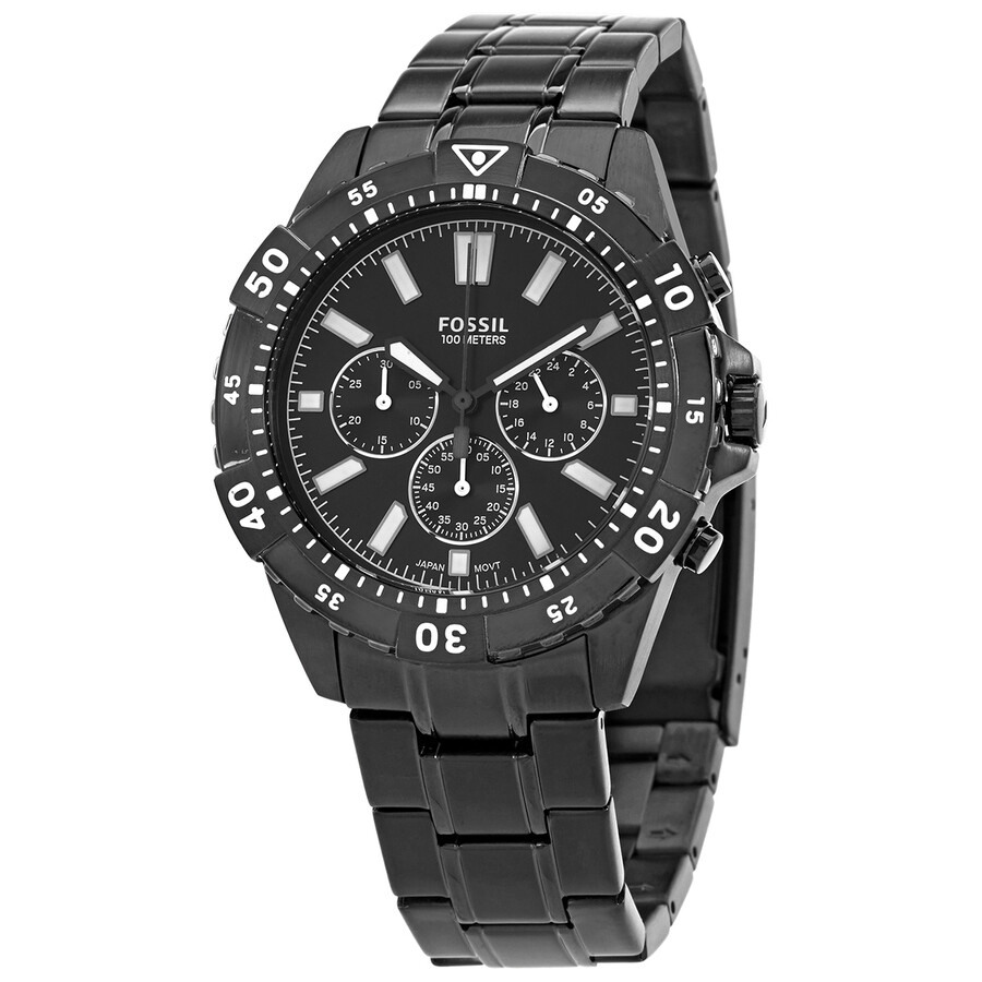 Fossil Garrett Chronograph Quartz Black Dial Men's Watch FS5773 ...