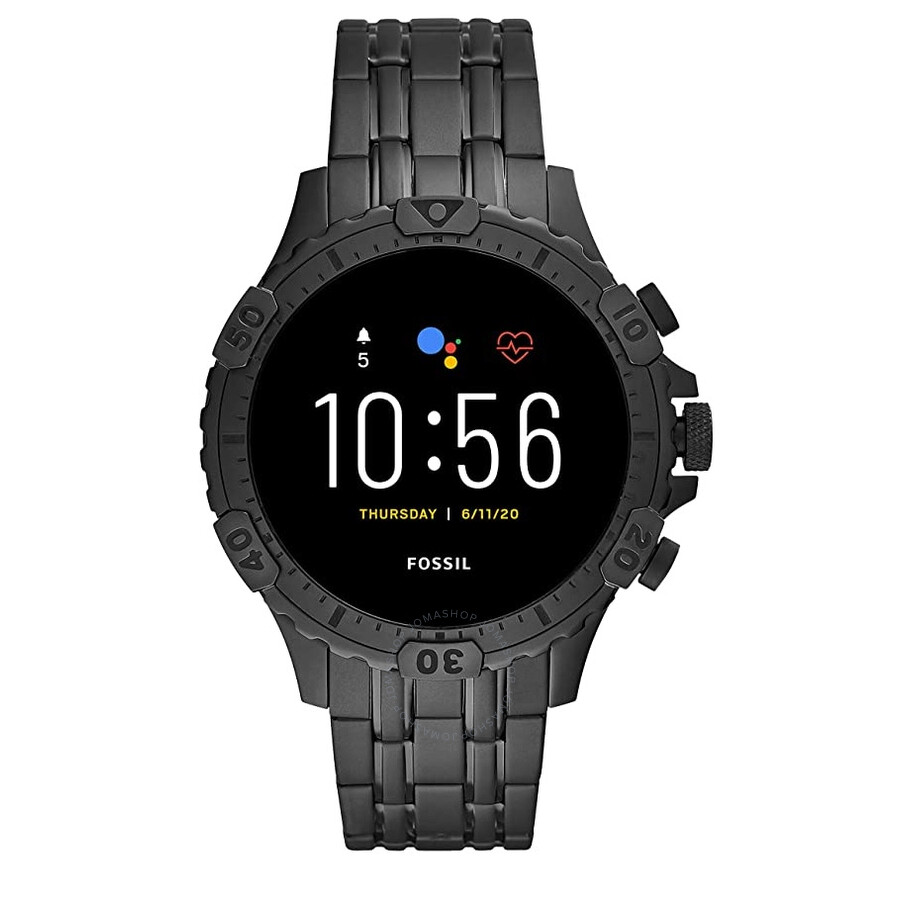 Fossil Garrett HR Quartz Digital Men's Smart Watch FTW4038 796483483682 ...
