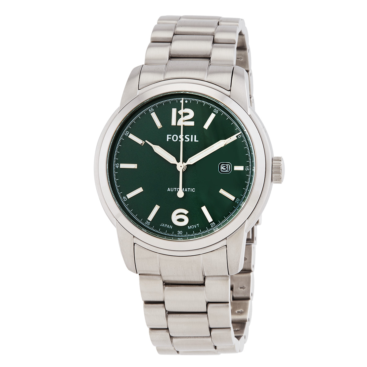 Fossil Heritage Automatic Green Dial Unisex Watch ME3224 796483582002 ...