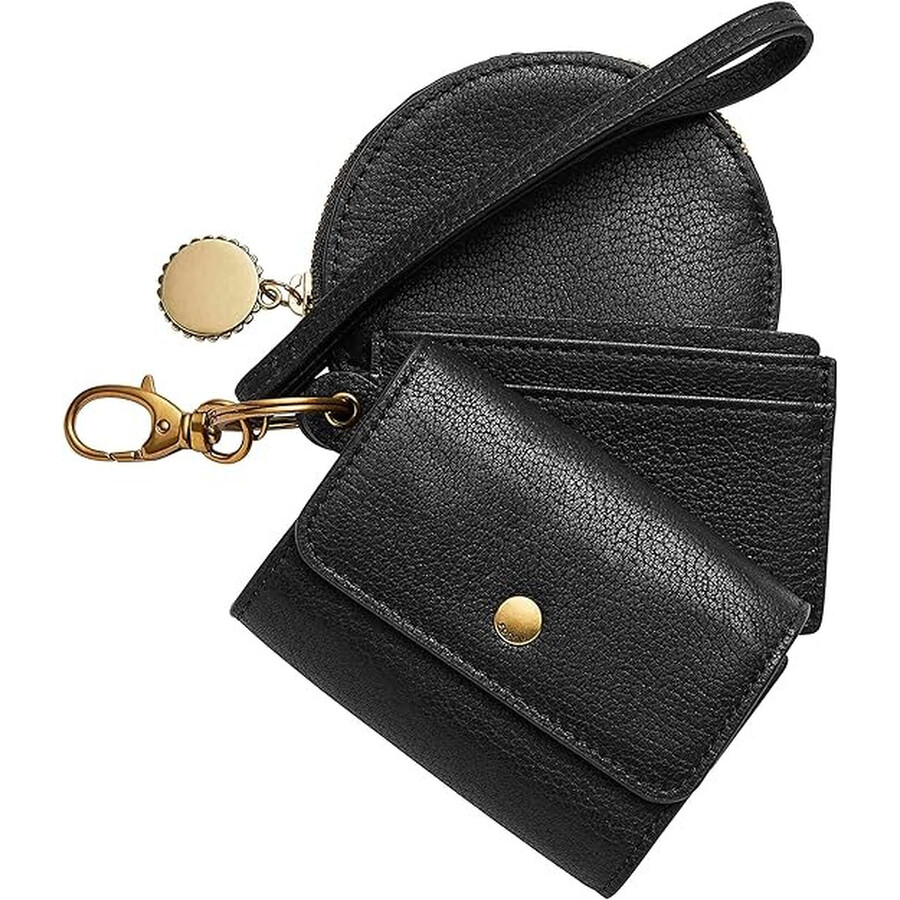 Fossil Ladies Black Rio 3-In-1 Leather Pouch SLG1484001 723764611502 ...