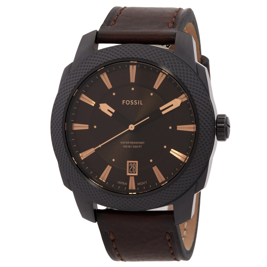 Fossil Machine Quartz Brown Dial Men's Watch FS5972 796483602496 ...