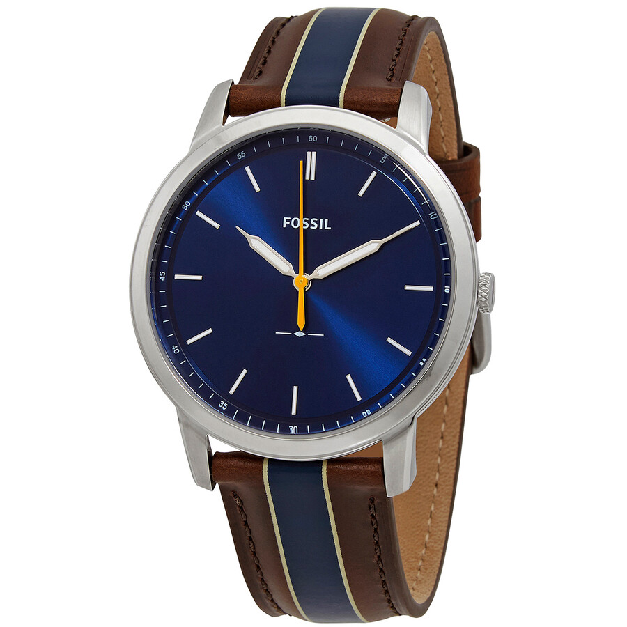 Fossil Quartz Blue Dial Men's Watch FS5554 796483439139 - Watches ...