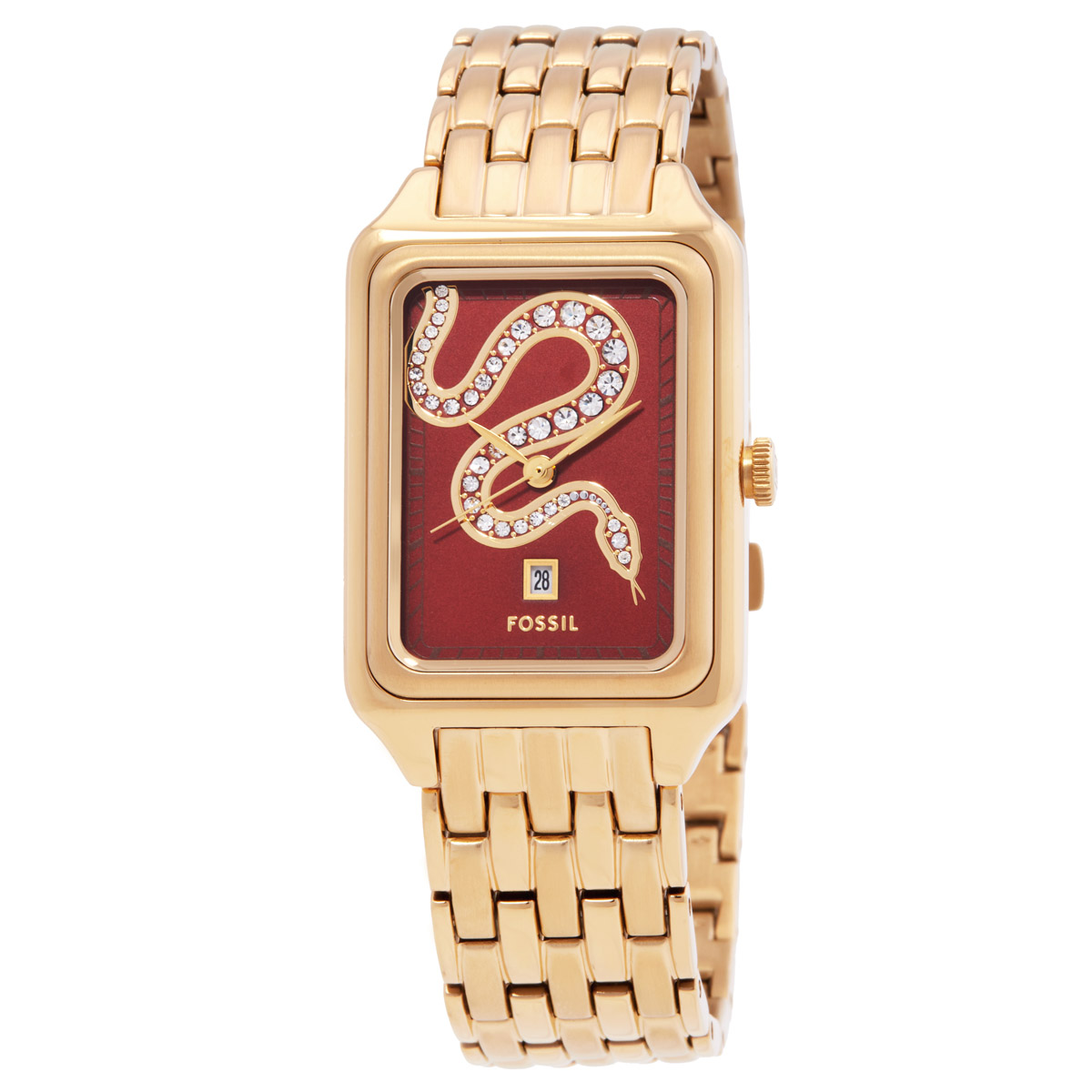 Fossil Raquel Quartz Red Dial Ladies Watch ES5379 796483668928 ...