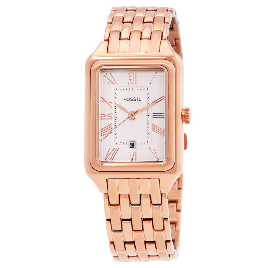 Fossil Raquel Quartz White Dial Ladies Watch ES5271 4064092193053 ...
