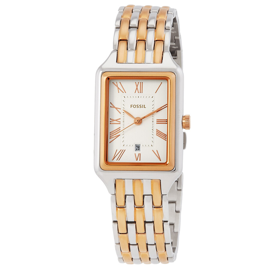 Fossil Raquel Silver Dial Ladies Watch ES5222 4064092155440 - Watches, Raquel - Jomashop