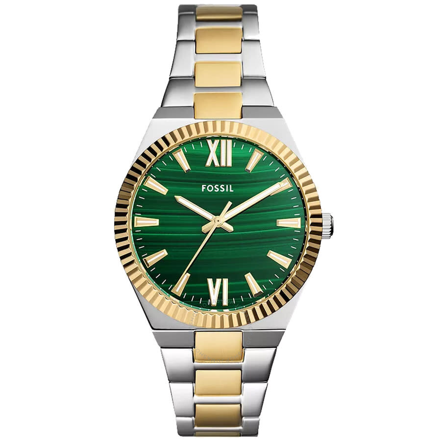 Fossil Scarlette Quartz Green Dial Ladies Watch ES5334 796483642676 ...