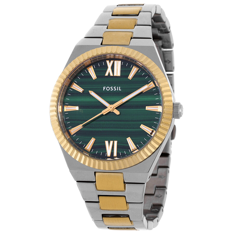 Fossil Scarlette Quartz Green Dial Ladies Watch ES5334 796483642676 ...