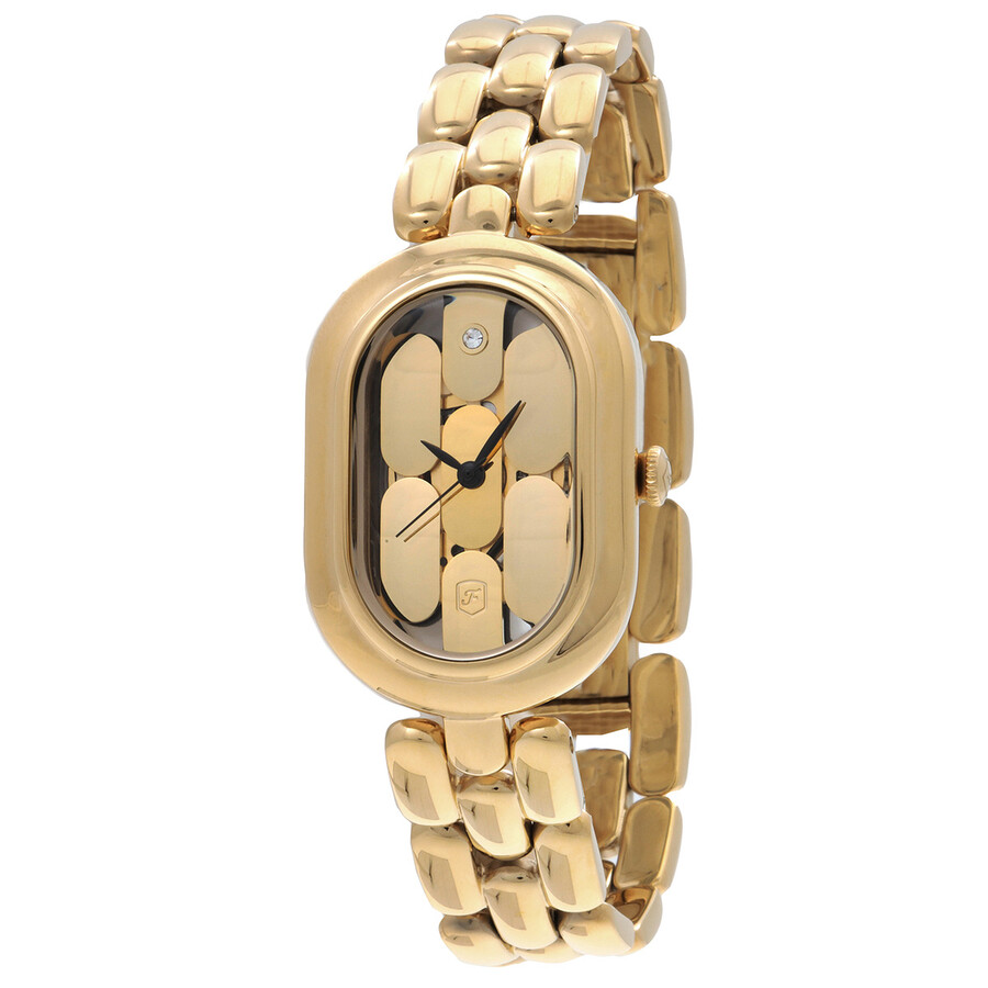 Fossil Sloan Quartz Gold Dial Ladies Watch ES5380 796483664944 ...