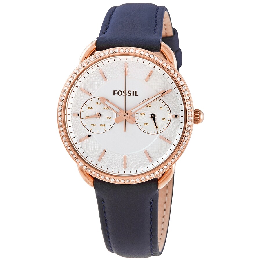 Fossil Tailor Quartz Silver Dial Ladies Watch ES4394 796483387737 ...