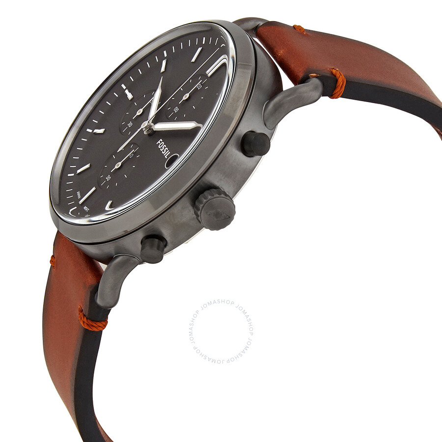 Fossil The Commuter Chronograph Quartz Grey Dial Men's Watch FS5523 ...