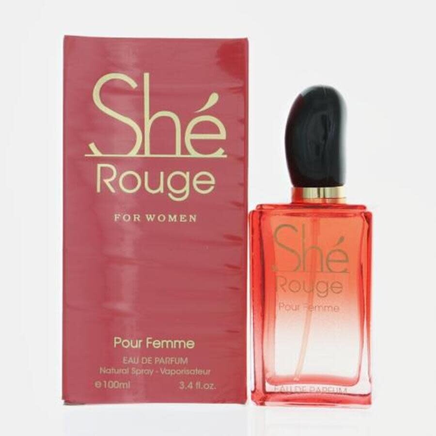 Fragrance Couture Ladies She Rouge EDP 3.4 oz Fragrances 8439627598959 ...
