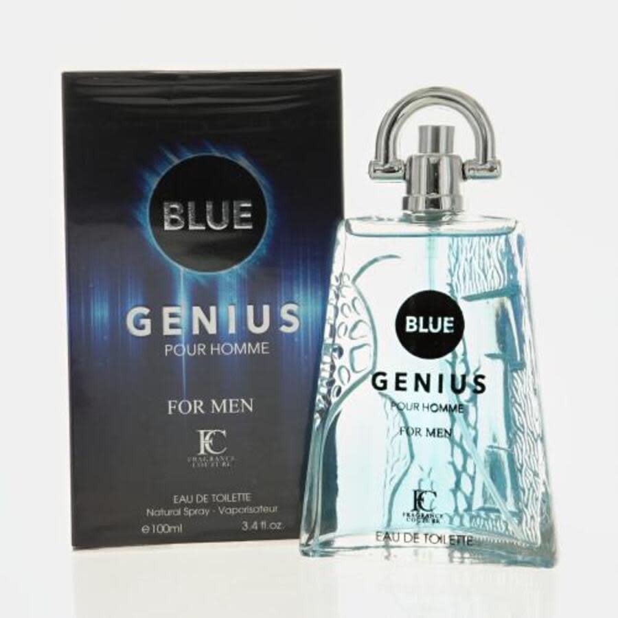 Fragrance Couture Men's Blue Genius EDT Spray 3.4 oz Fragrances ...