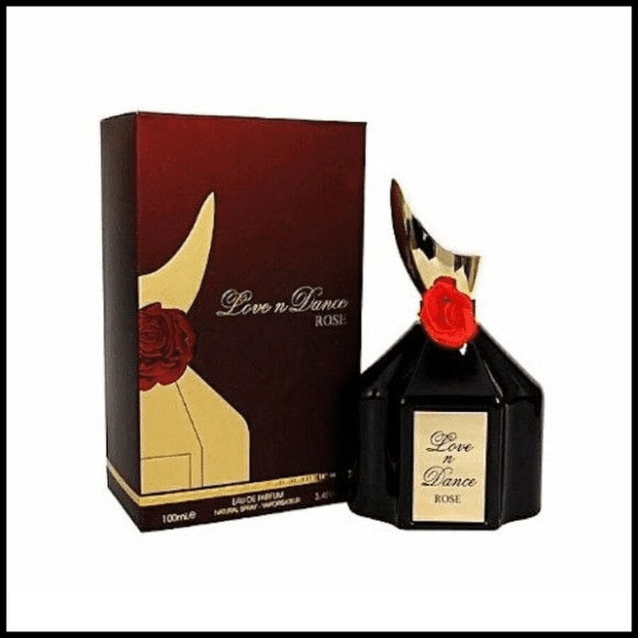 Fragrance World Ladies Love N Dance Rose EDP Spray 3.4 oz Fragrances ...