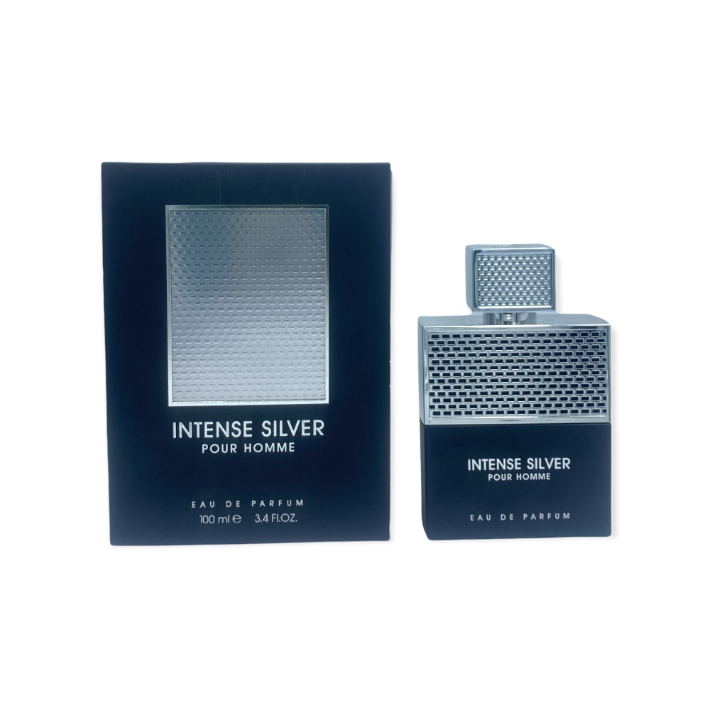 Fragrance World Men's Intense Silver EDP Spray 3.4 oz Fragrances ...