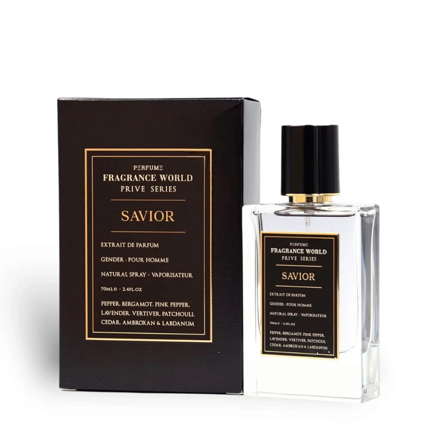 Fragrance World Men's Prive Series Savior Extrait de Parfum Spray 2.7 ...