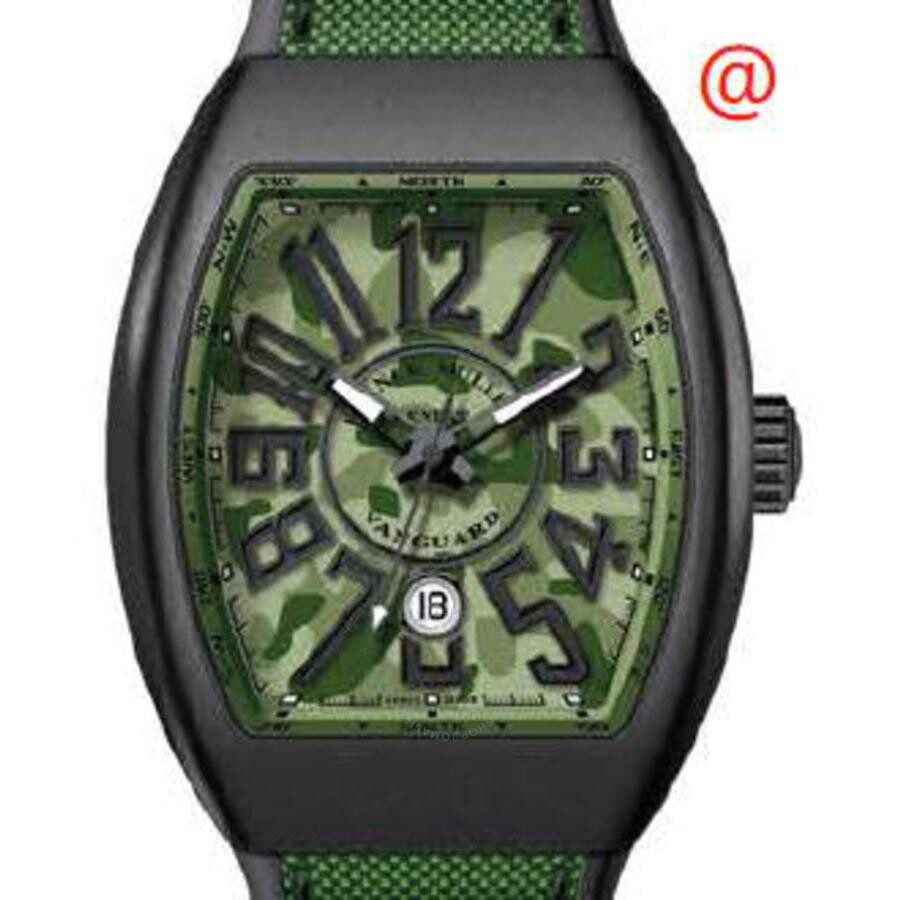 Franck Muller Camouflage Automatic Green Dial Men's Watch ...