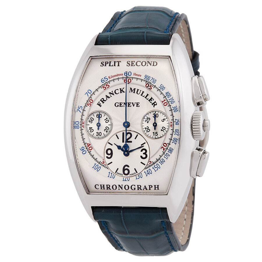 Franck Muller Casabalanca Chronograph Automatic Silver Dial Men's Watch ...