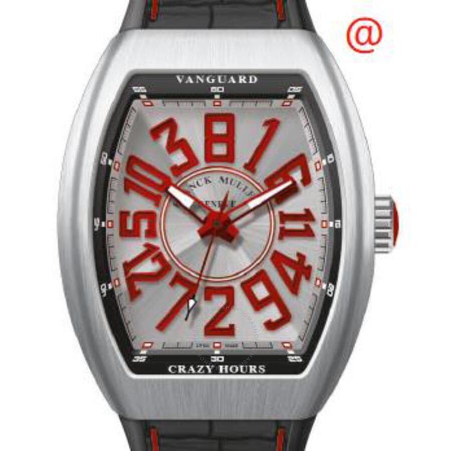 Franck Muller Crazy Hours Automatic Silver Dial Men's Watch V41CHACBRER(ACRGERGE) - Watches ...
