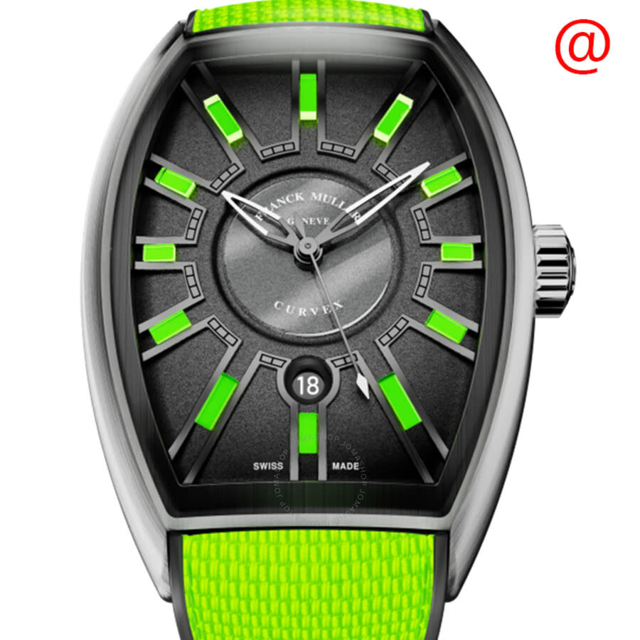 Franck Muller Curvex Cx Flash Automatic Black Dial Unisex Watch CX36SCDTFLASH(ACBRTTNRBRACVR ...