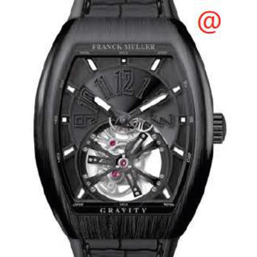 Franck Muller Gravity Hand Wind Black Dial Men's Watch ...