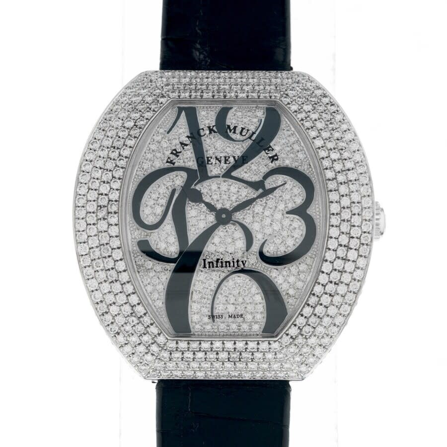 Franck Muller Infinity Quartz Diamond Ladies Watch 3540 QZ A D4 CD OG ...