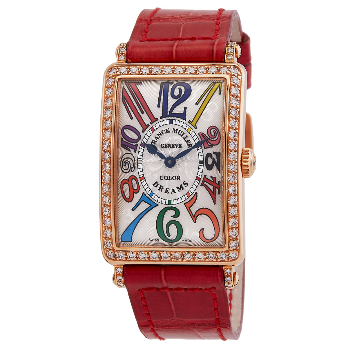 Franck Muller Long Island Quartz Diamond White Dial Unisex Watch 952 QZ ...