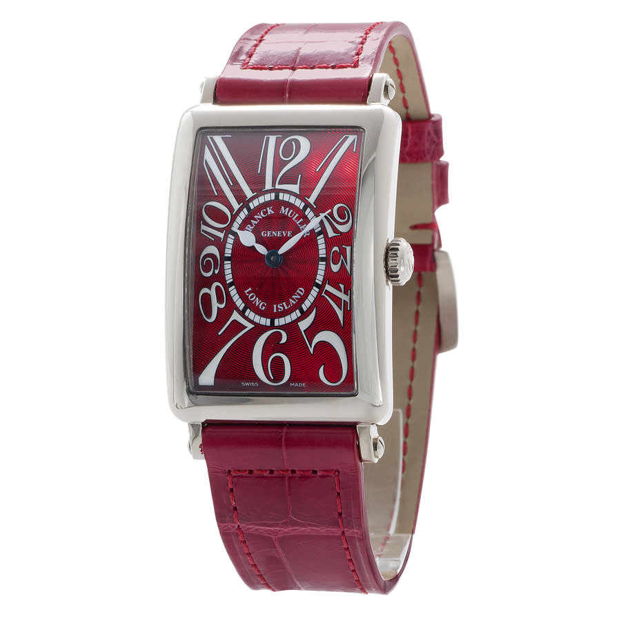 Franck Muller Long Island Red Dial Ladies Watch 952 QZ RED CARPET ...