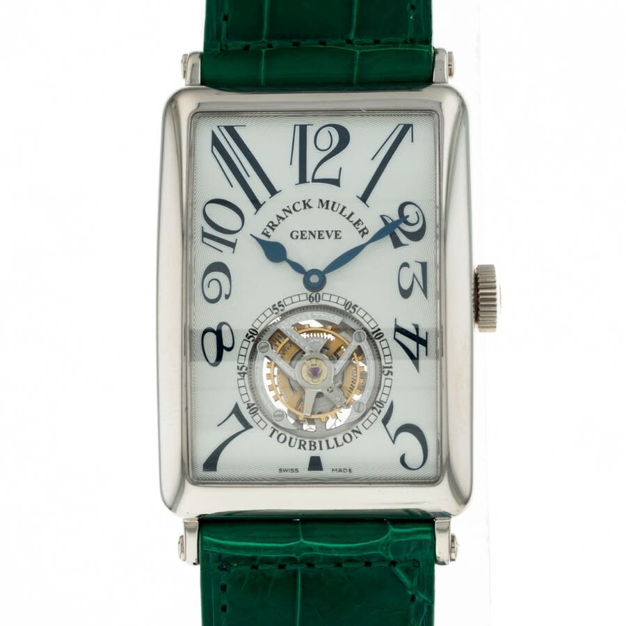Franck Muller Long Island Tourbillon Hand Wind White Dial Men's Watch ...