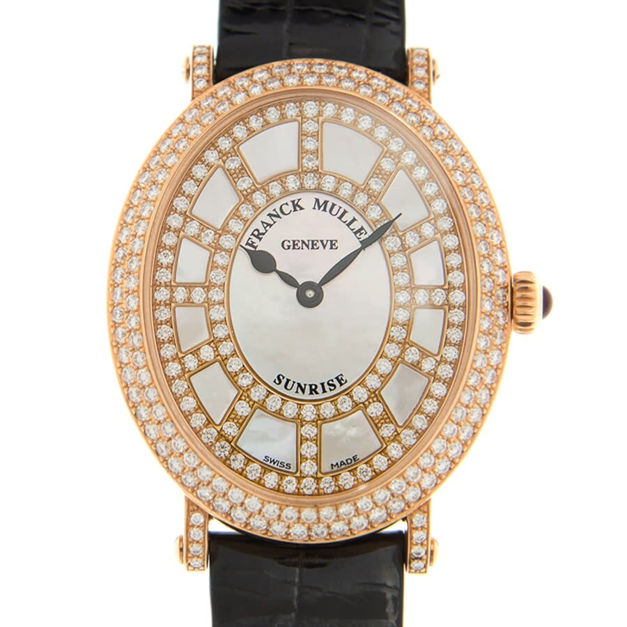 Franck Muller Quartz Diamond White Dial Ladies Watch 1638QZSNRDCD(5N ...