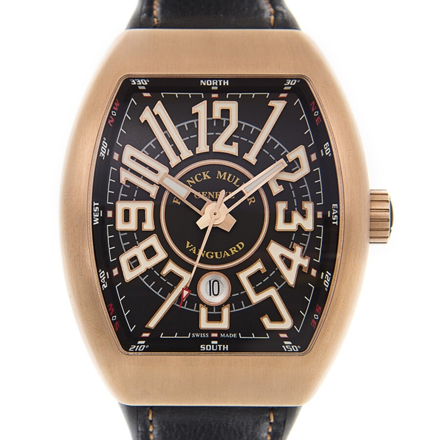 Franck Muller Vanguard Automatic Black Dial Unisex Watch V45SCDTCIR ...