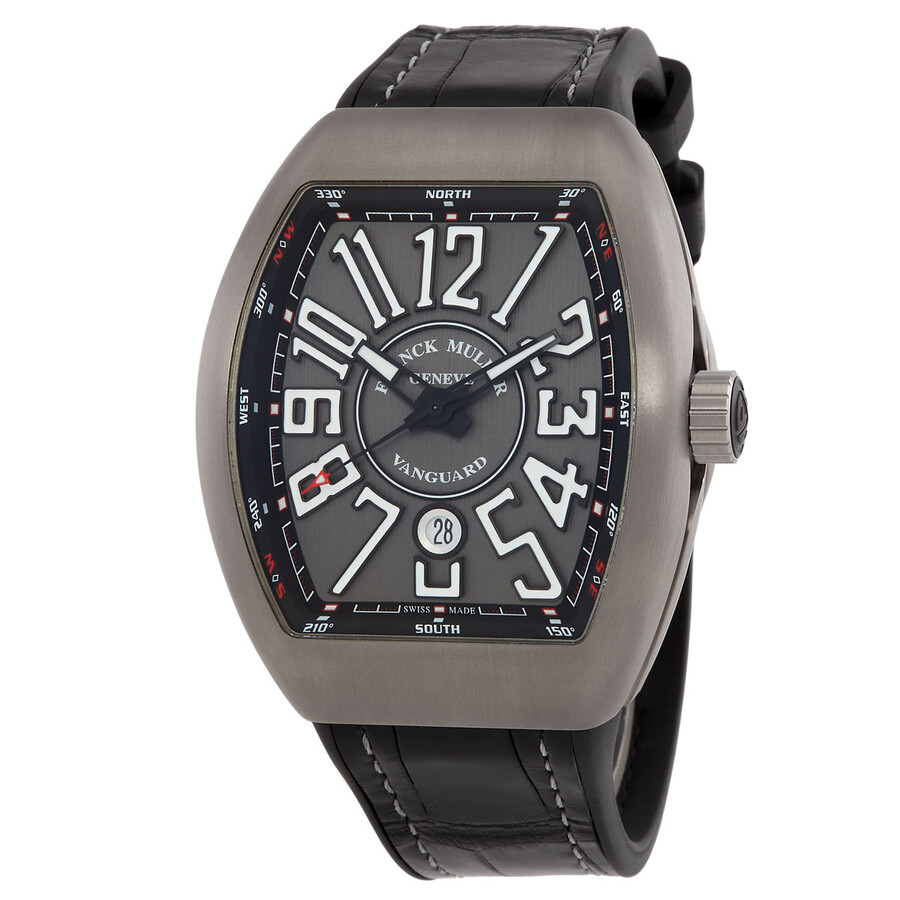 Franck Muller Vanguard Automatic Grey Dial Men's Watch 45SCBRSHGRYWHT ...
